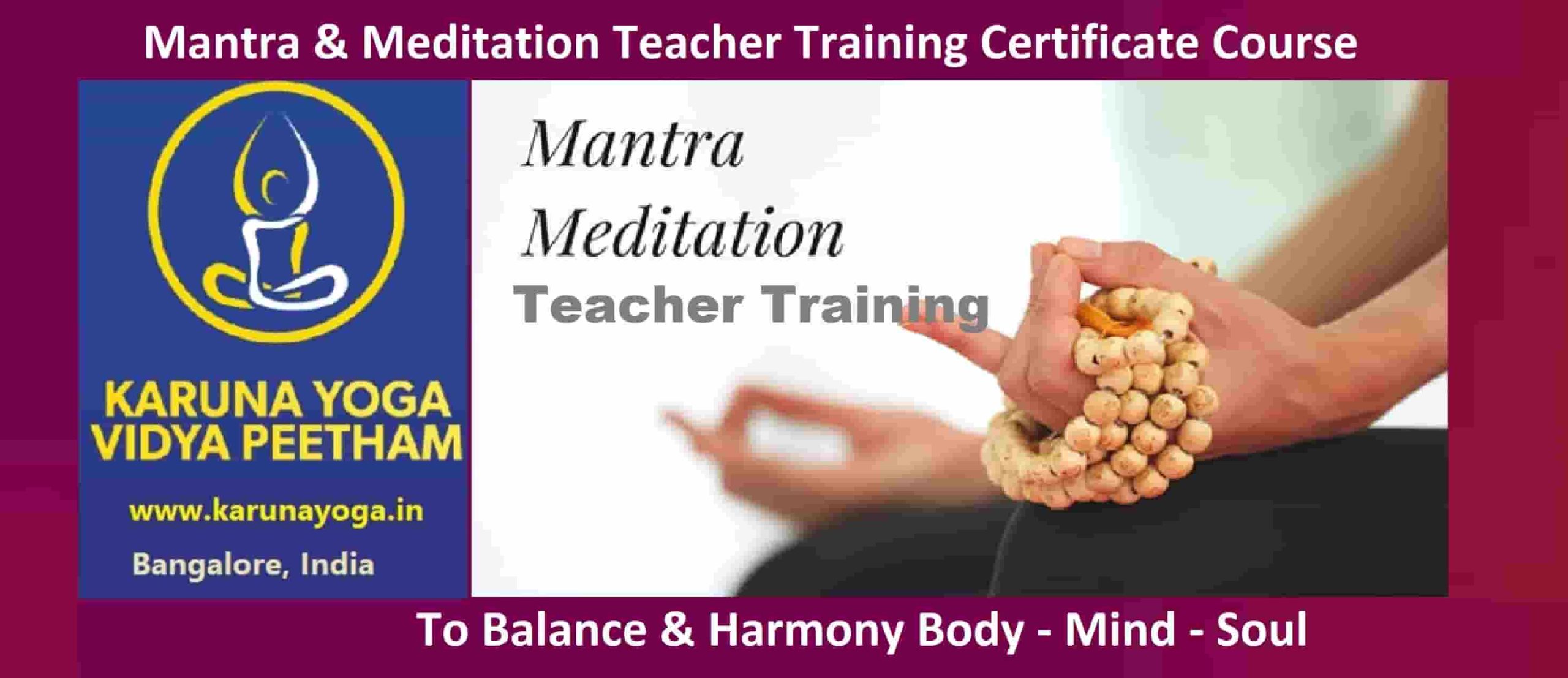 50 Hrs Advanced Mantra Chanting Certificate Course, Bangalore, India ...