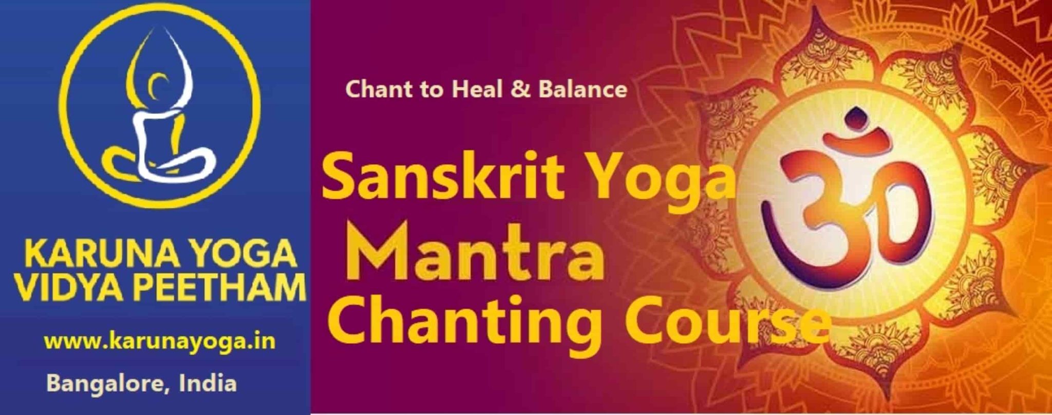 50 Hrs Advanced Mantra Chanting Certificate Course - Karuna Yoga Vidya ...
