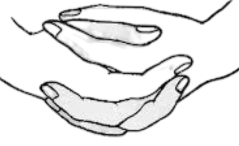 Venus Lock Mudra - Karuna Yoga Vidya Peetham Bangalore